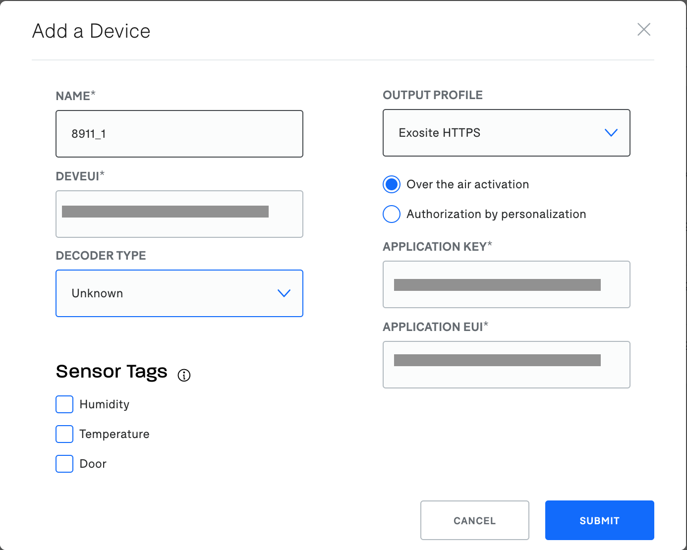 8911 Wireless Accelerometer - Exosite Documentation